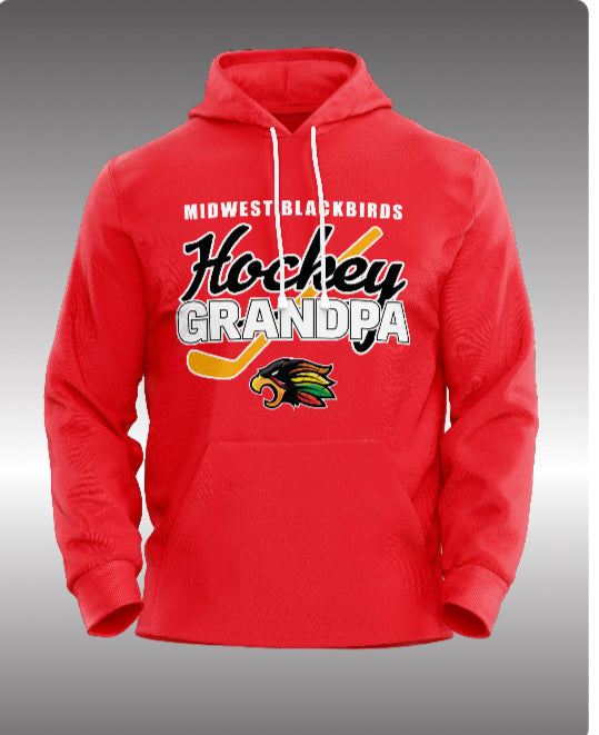 Midwest Hoodie Grandpa Red Wingman Sports Corp